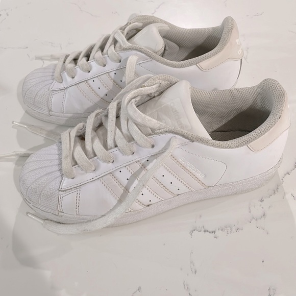 adidas | Shoes | Adidas Original Superstar All White Sneaker | Poshmark